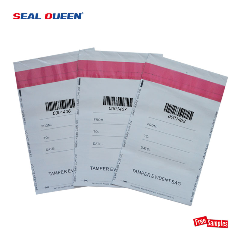 Custom Tamper evident evidence security money cash plastic bag factory ...