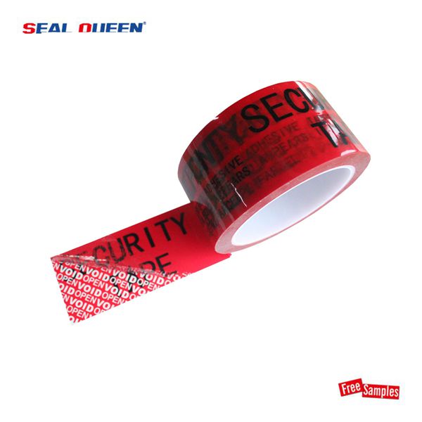Caution warning security sealing tape