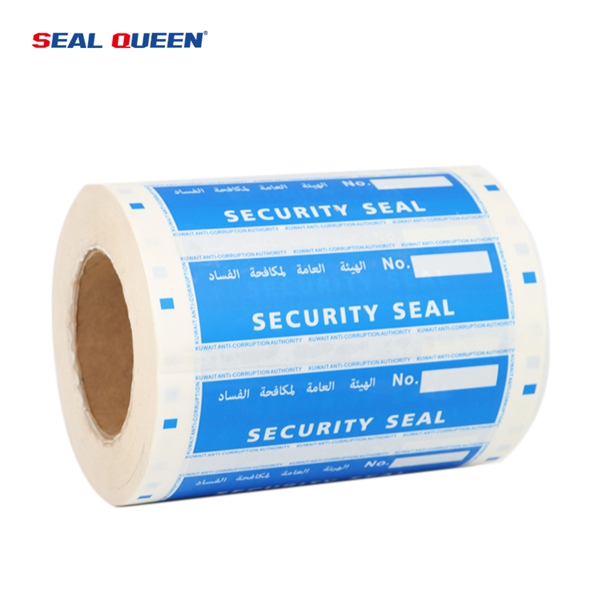 Seal Queen Security Seal Manufactured tamper evident sticker label